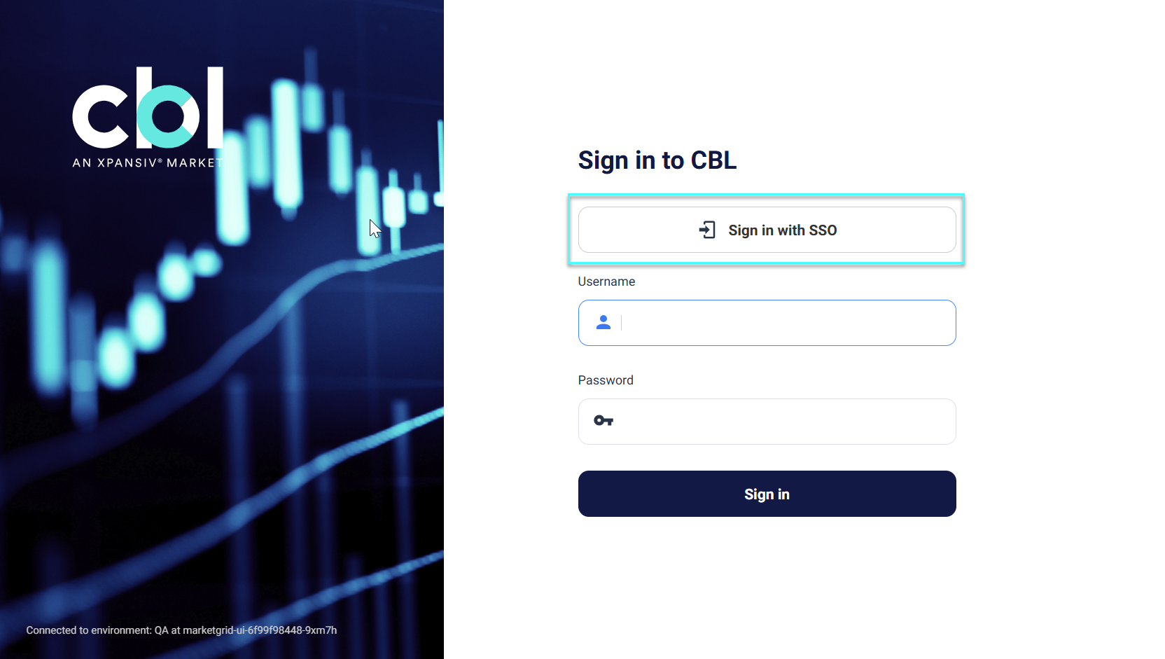 CBL Login with SSO